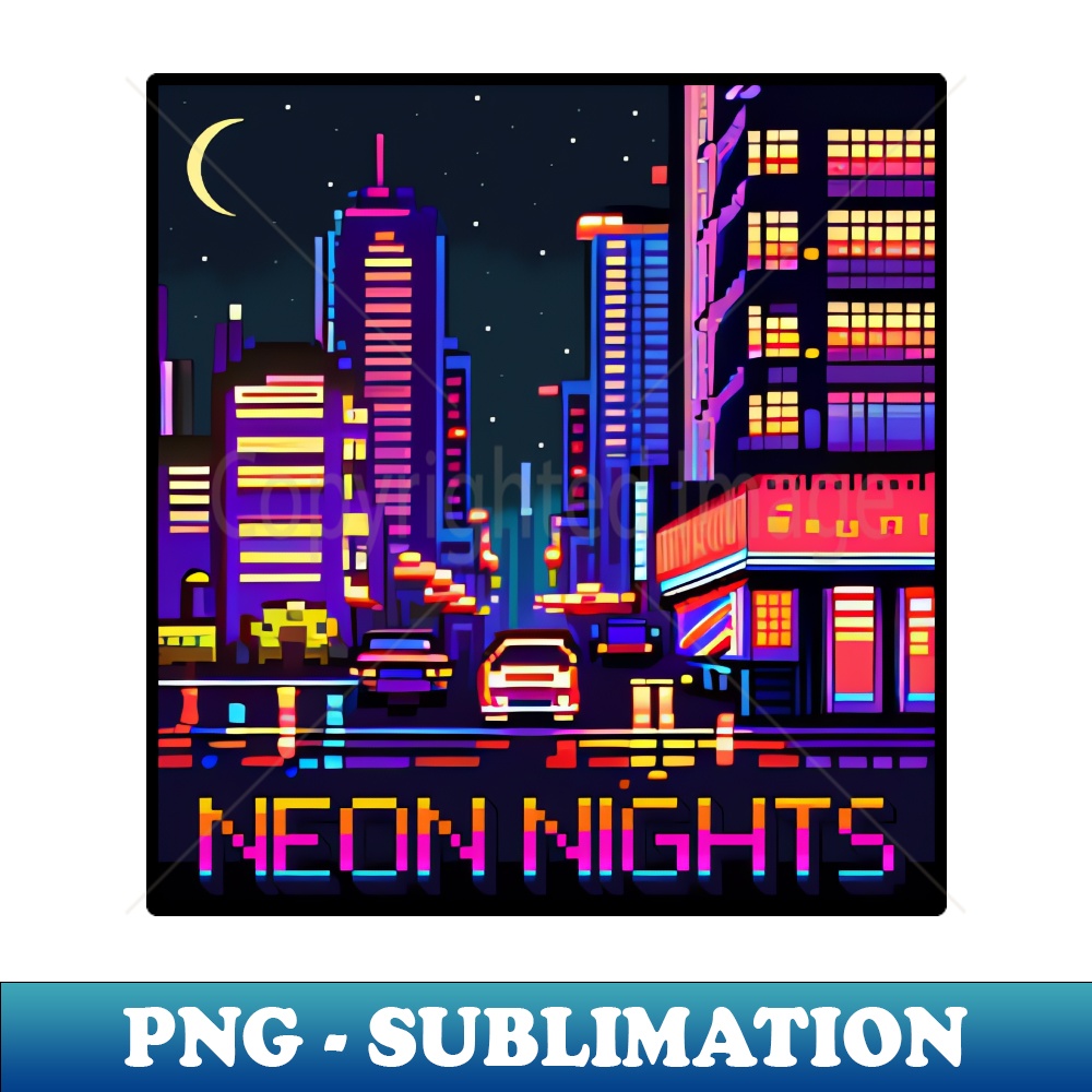 Neon Nights Self Titled Album - High-Resolution PNG Sublimat | Inspire ...