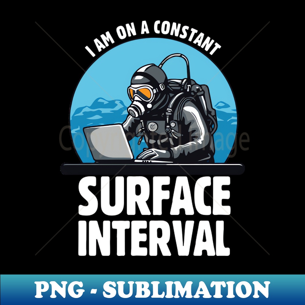Surface Interval Scuba Diving - Premium PNG Sublimation File | Inspire Uplift