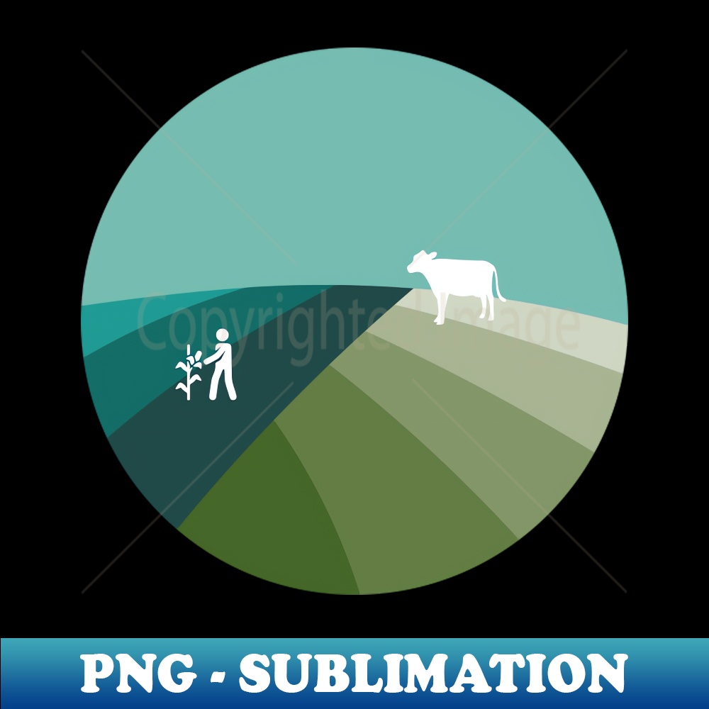 Simplified Farming Landscape - PNG Transparent Sublimation D | Inspire ...