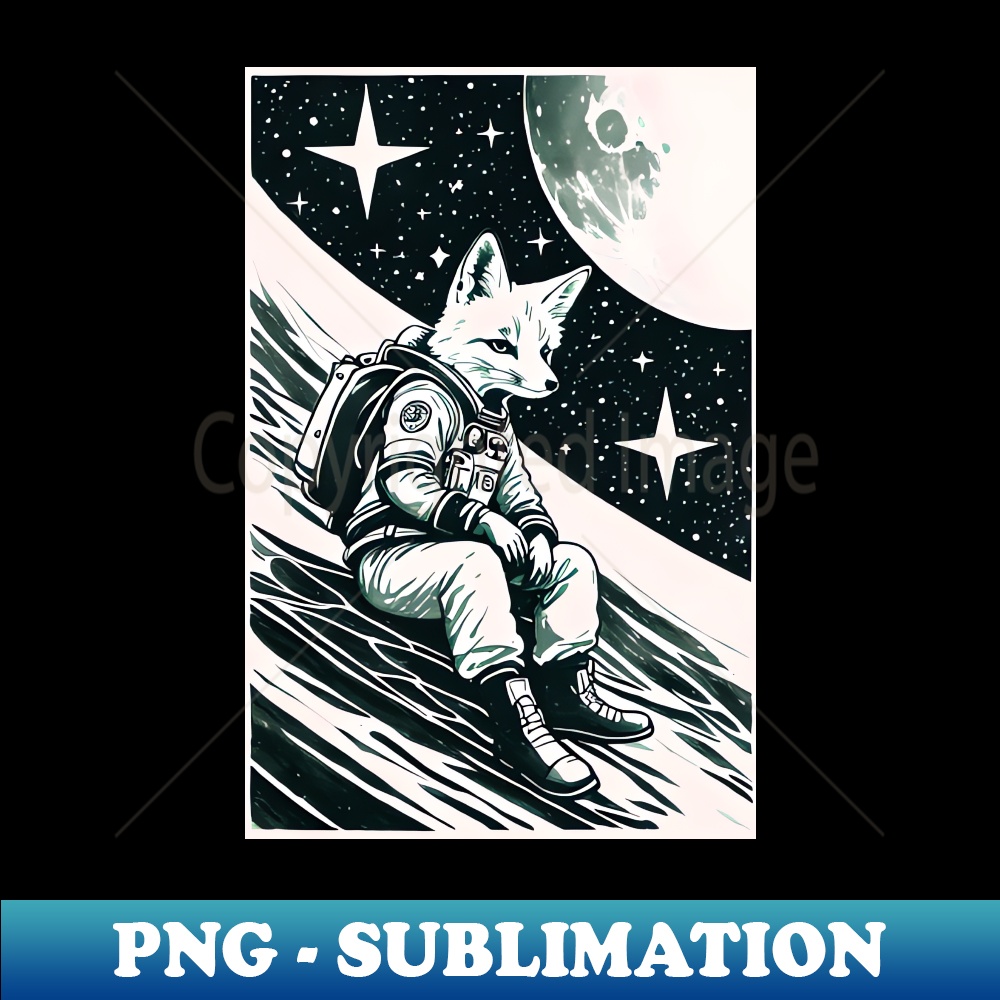 ASTROFOX - PNG Transparent Digital Download File for Sublima - Inspire ...
