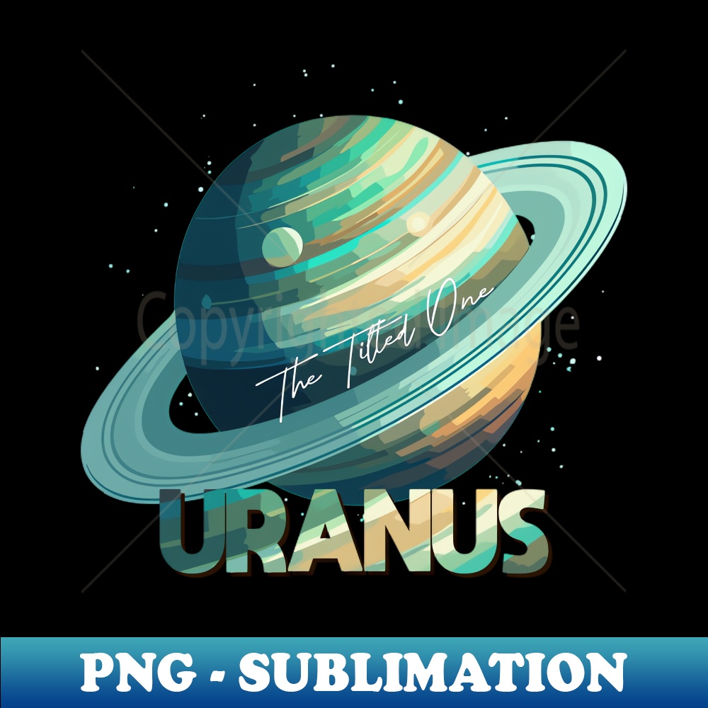 Uranus Planet Logo Astronomy Space Exploration Art - Vintage | Inspire ...
