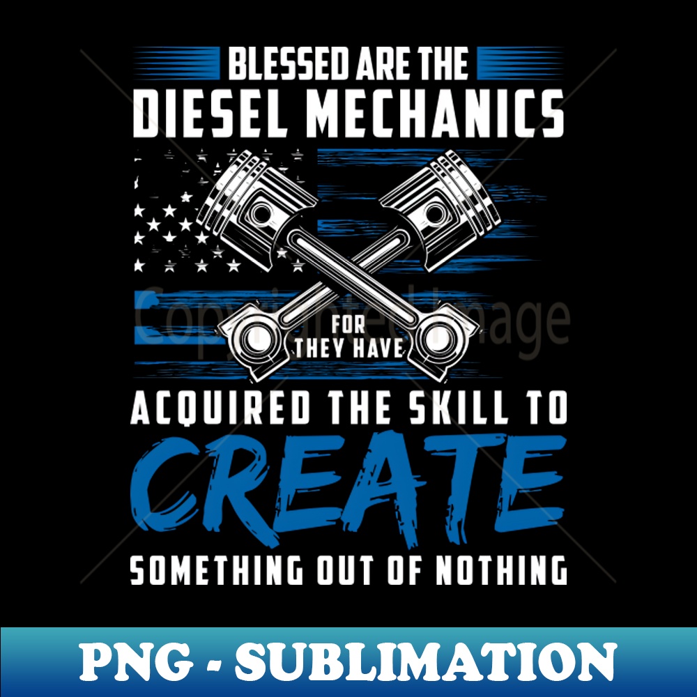 Diesel Mechanic - Instant Sublimation Digital Download - Bri | Inspire ...