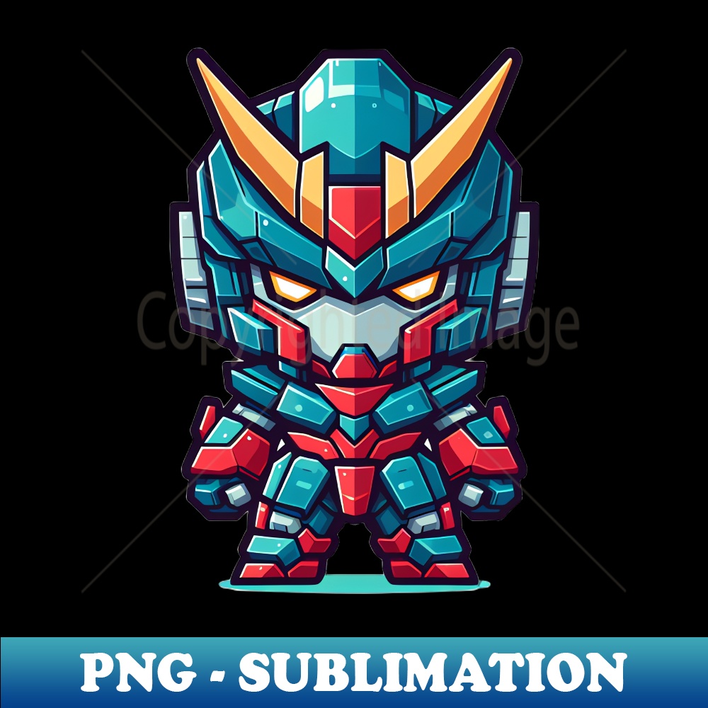 Chibi anime mecha robot - Instant Sublimation Digital Downlo | Inspire ...