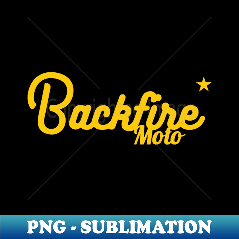Backfire Moto Yellow Logo - Aesthetic Sublimation Digital Fi | Inspire ...