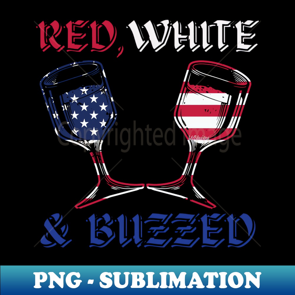 RED WHITE AND BUZZED - PNG Transparent Digital Download File | Inspire ...
