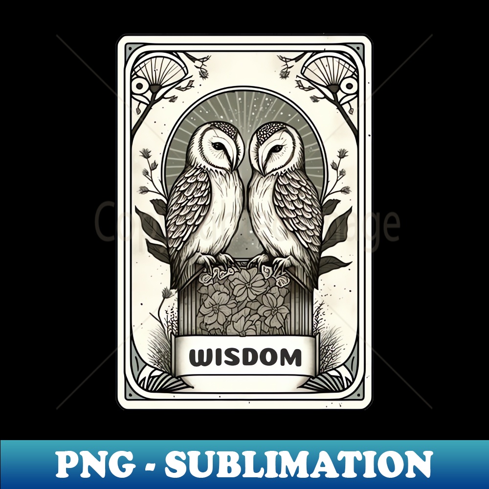 Wisdom Tarot - High-Quality PNG Sublimation Download - Perfe | Inspire Uplift