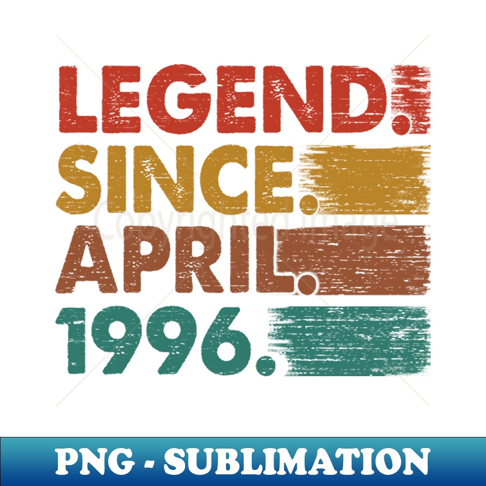27 Years Old Gifts Legend Since April 1996 27th Birthday - E | Inspire ...