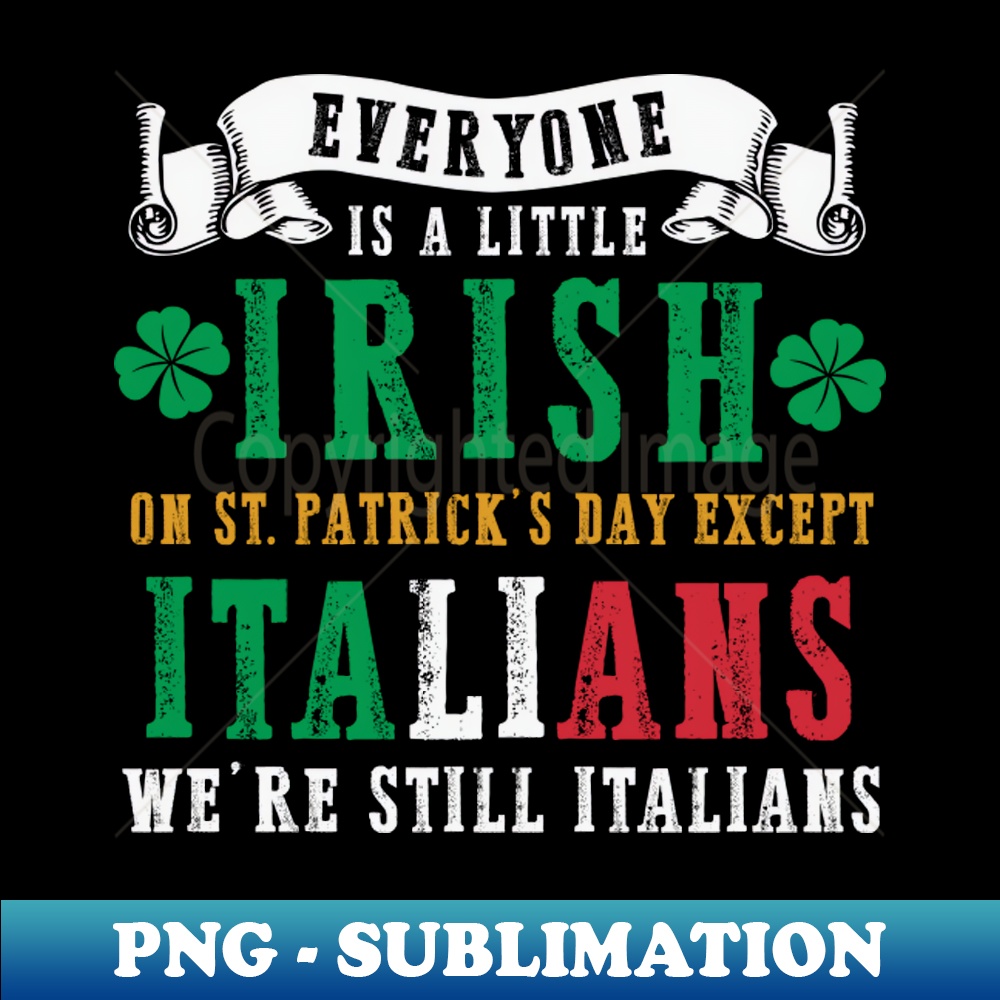st Patricks day Italian - Artistic Sublimation Digital File | Inspire ...