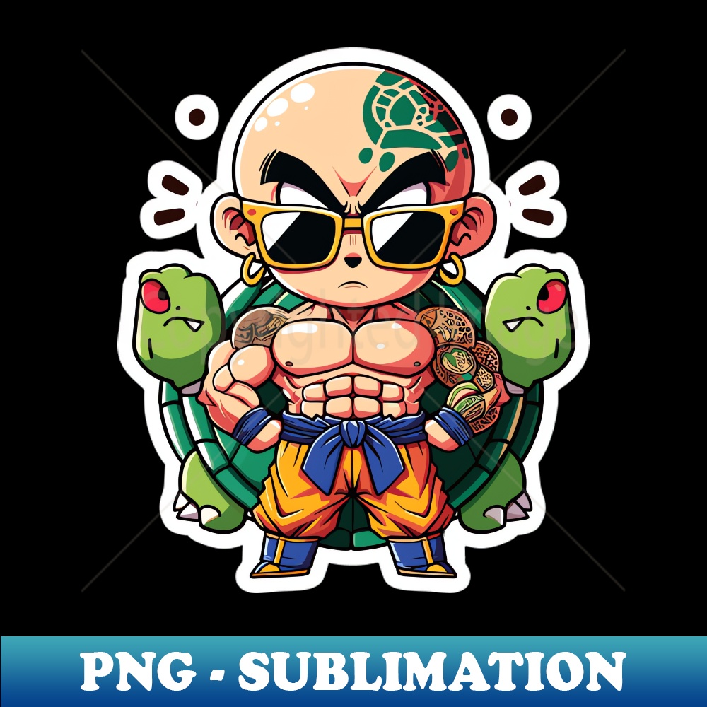Youthful Powerhouse Chibi Young Master Roshi - PNG Sublimati | Inspire ...