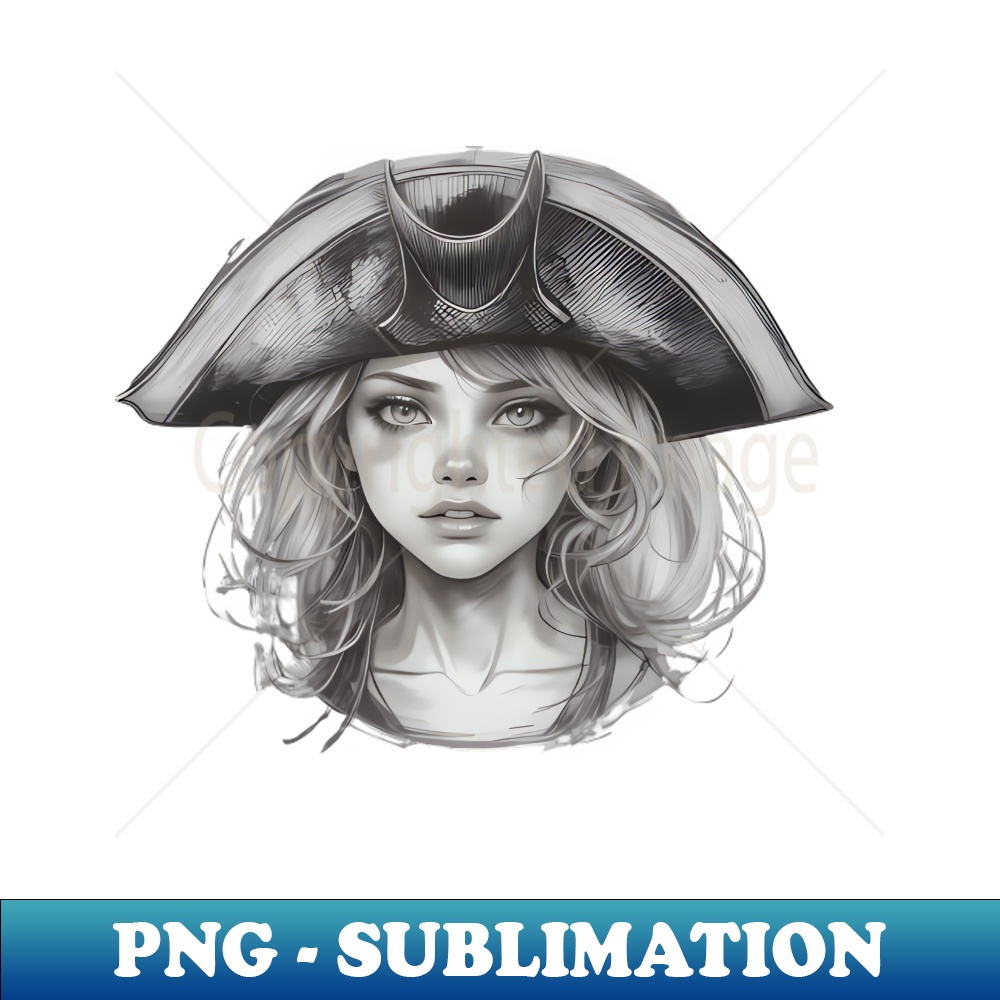 Adventure Awaits Discover Pirate Girl Artistic Sublimation Inspire