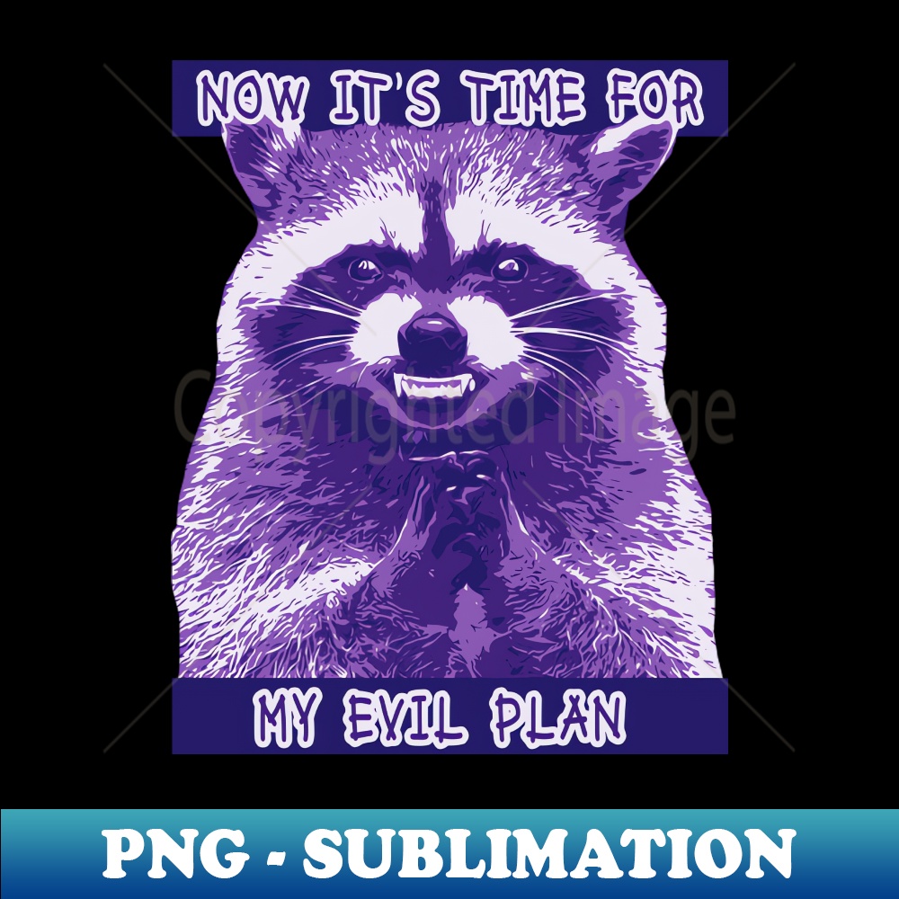 Raccoon Evil Plan - Digital Sublimation Download File - Boos | Inspire ...