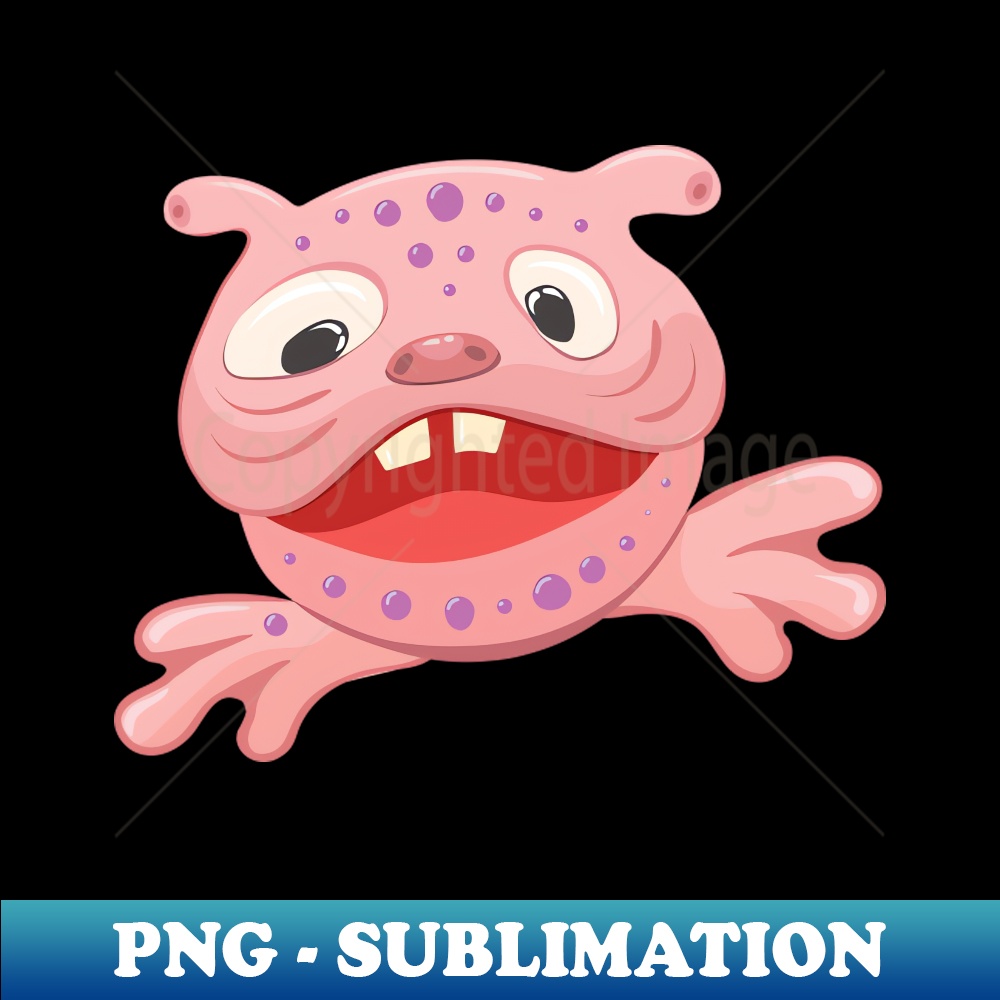 Pink Monster - PNG Transparent Sublimation Design - Bold & E | Inspire ...