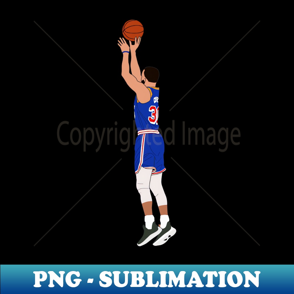 Steph Curry 3-Point shot - Decorative Sublimation PNG File - | Inspire ...