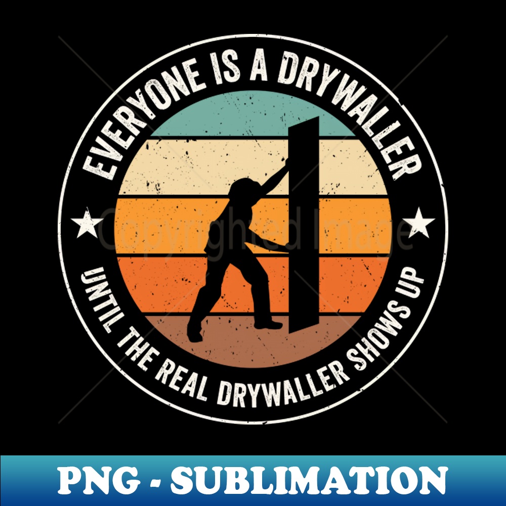 Drywaller Drywall Hanger Drywall - Instant PNG Sublimation D | Inspire ...