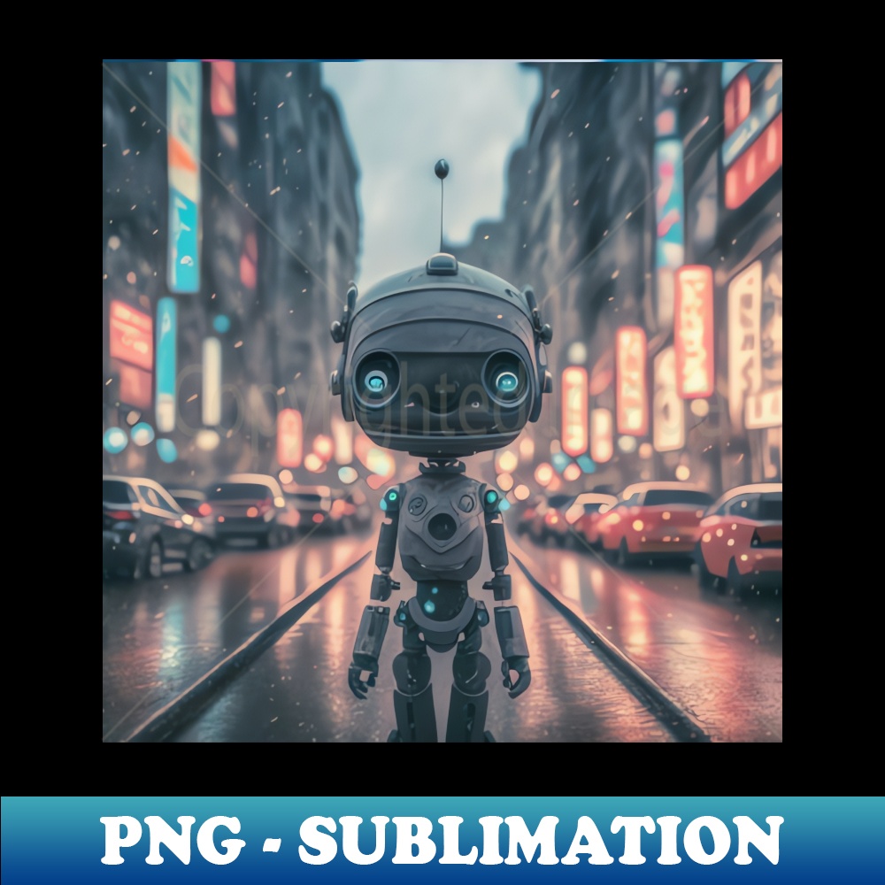 Cute Robot - Aesthetic Sublimation Digital File - Stunning S - Inspire ...