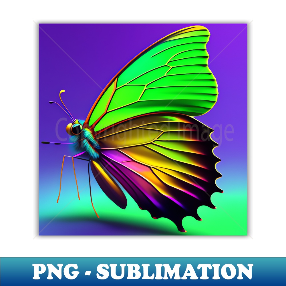 Flutter Low Poly Butterfly - Unique Sublimation PNG Download | Inspire ...