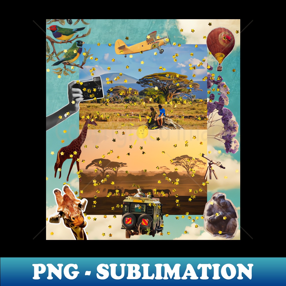 Maximalist Safari Collage A Wild Symphony - Signature Sublim | Inspire ...