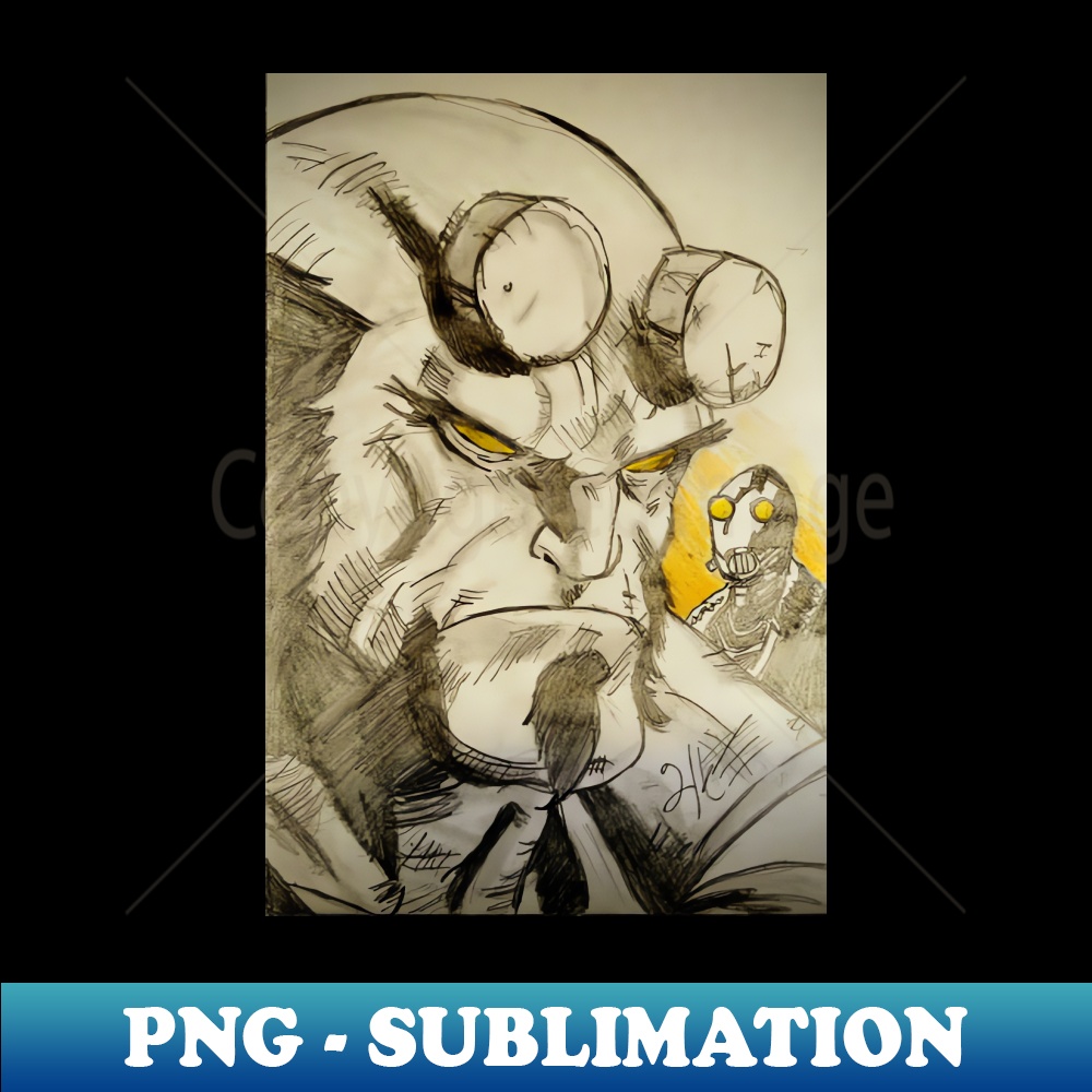 The original Hellboy - Sublimation-Ready PNG File - Unlock V | Inspire ...