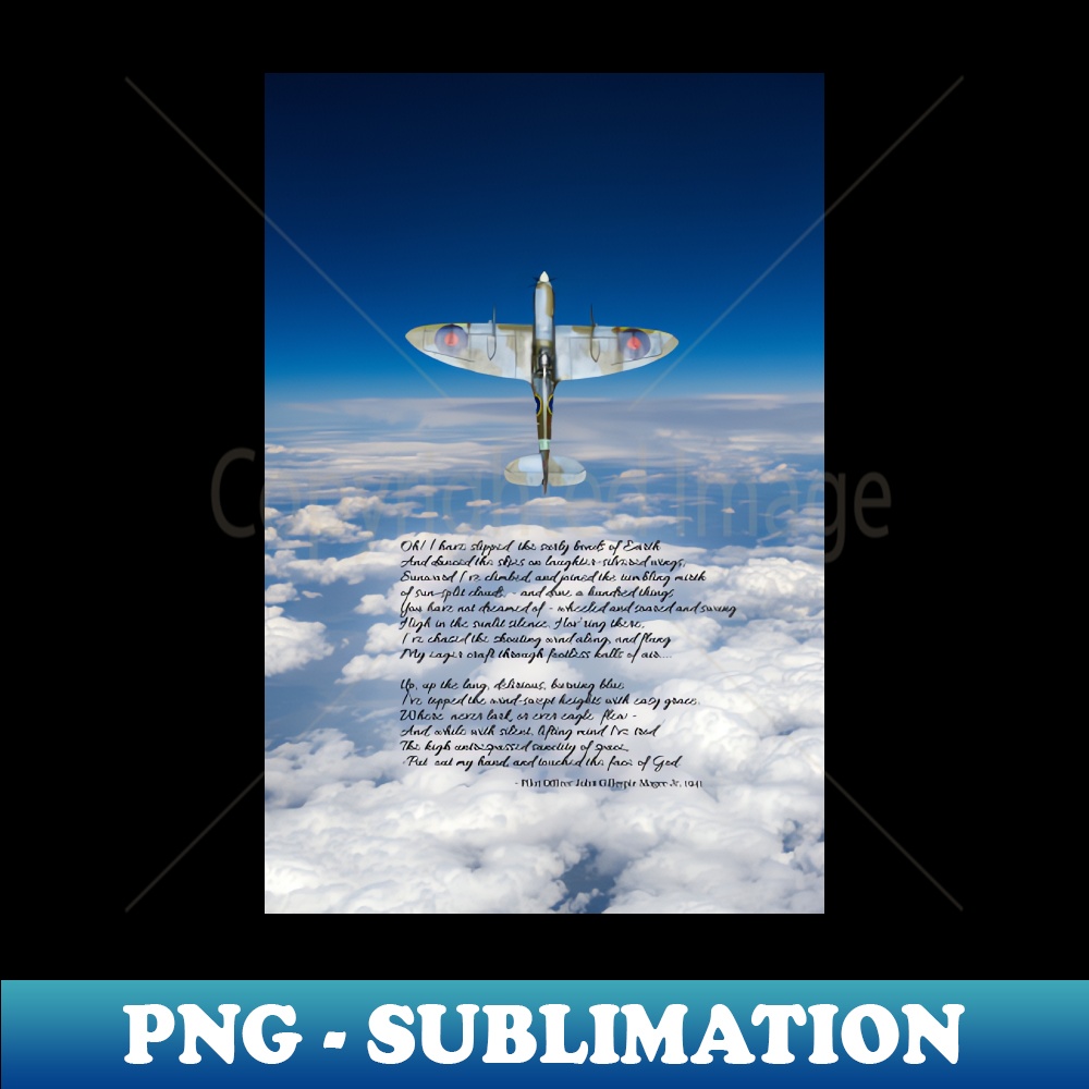 High Flight Poem - Premium Sublimation Digital Download - Tr | Inspire ...