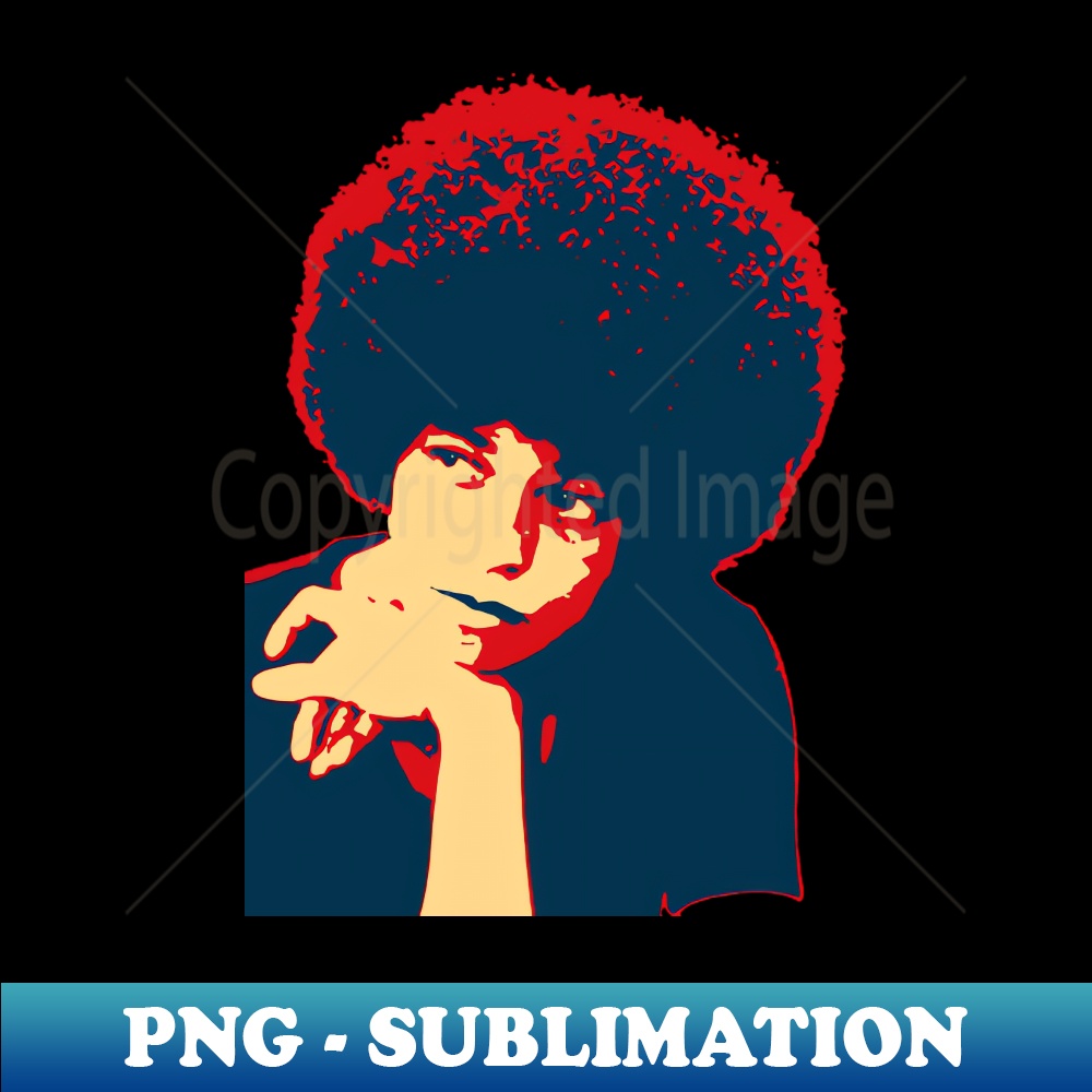 Angela Davis - Digital Sublimation Download File - Transform | Inspire ...