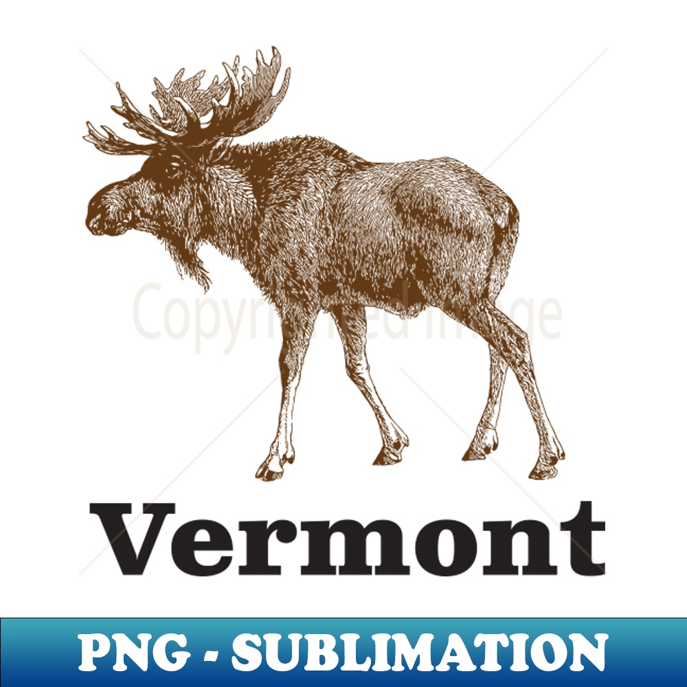 Moose Design Vermont Moose Vintage moose Drawing - Exclusive | Inspire ...