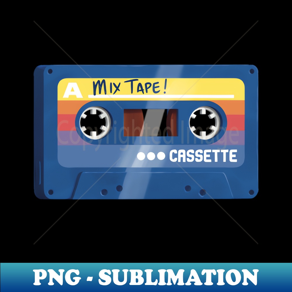 Mix Tape - Blue - PNG Sublimation Digital Download - Stunnin | Inspire ...