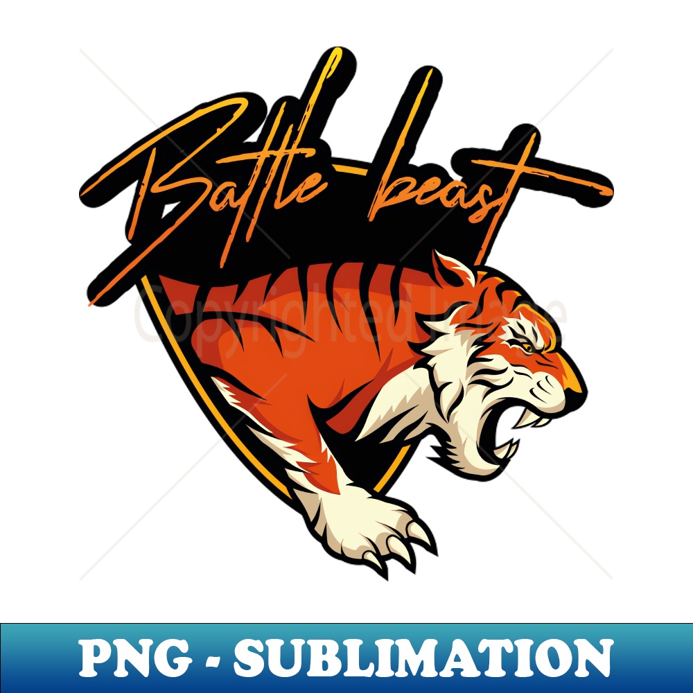 Tiger - Battle Beast - Trendy Sublimation Digital Download - | Inspire ...