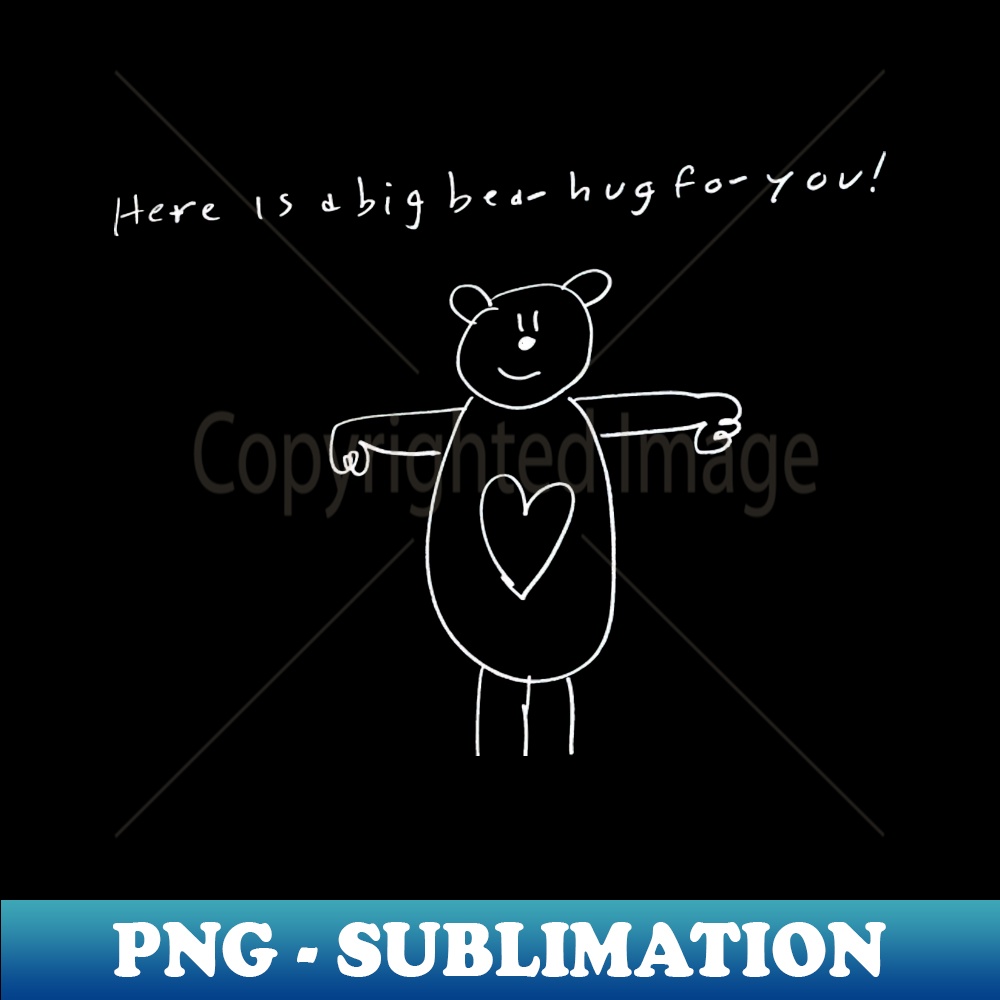 Here is a big bear hug for you light on dark - Premium PNG S | Inspire ...