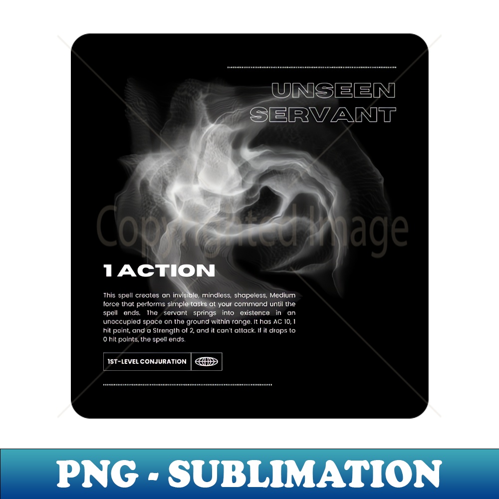 Unseen Servant Dnd 5e Spells Tarot Card Dungeons and Dragons | Inspire ...