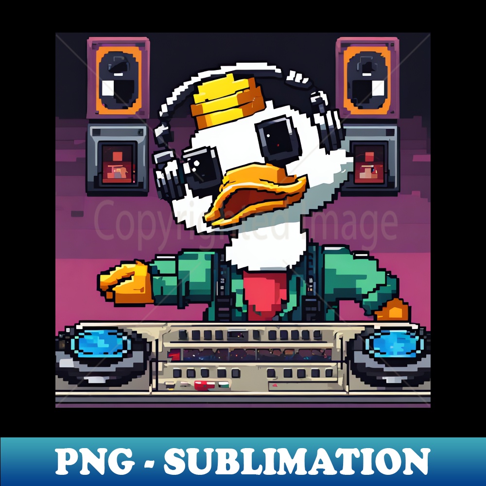 DJ duck - Special Edition Sublimation PNG File - Stunning Su | Inspire ...