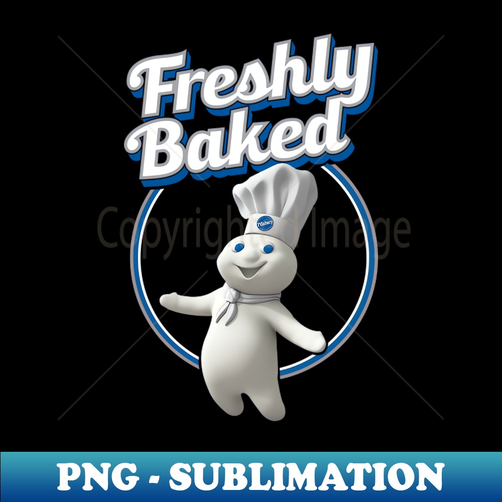 Tee Luv Mens Pillsbury Doughboy Poppin Fresh Freshly Baked - | Inspire ...