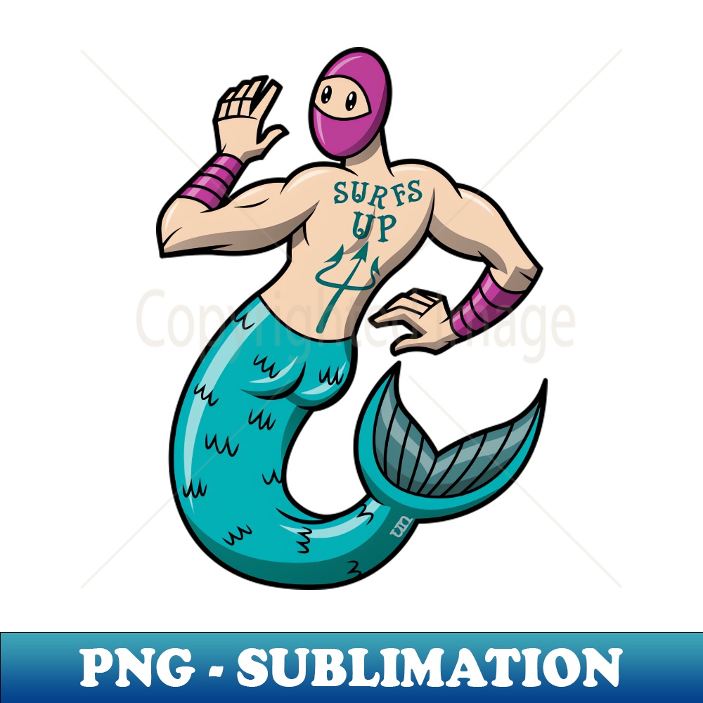 Mermaid Ninja - PNG Sublimation Digital Download - Bring You | Inspire ...