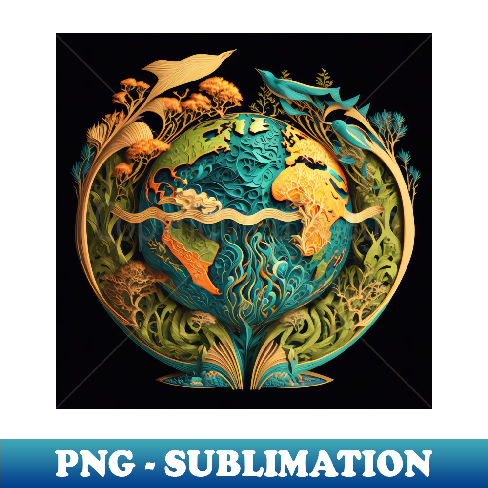 Earth concept - Artistic Sublimation Digital File - Instantl | Inspire ...