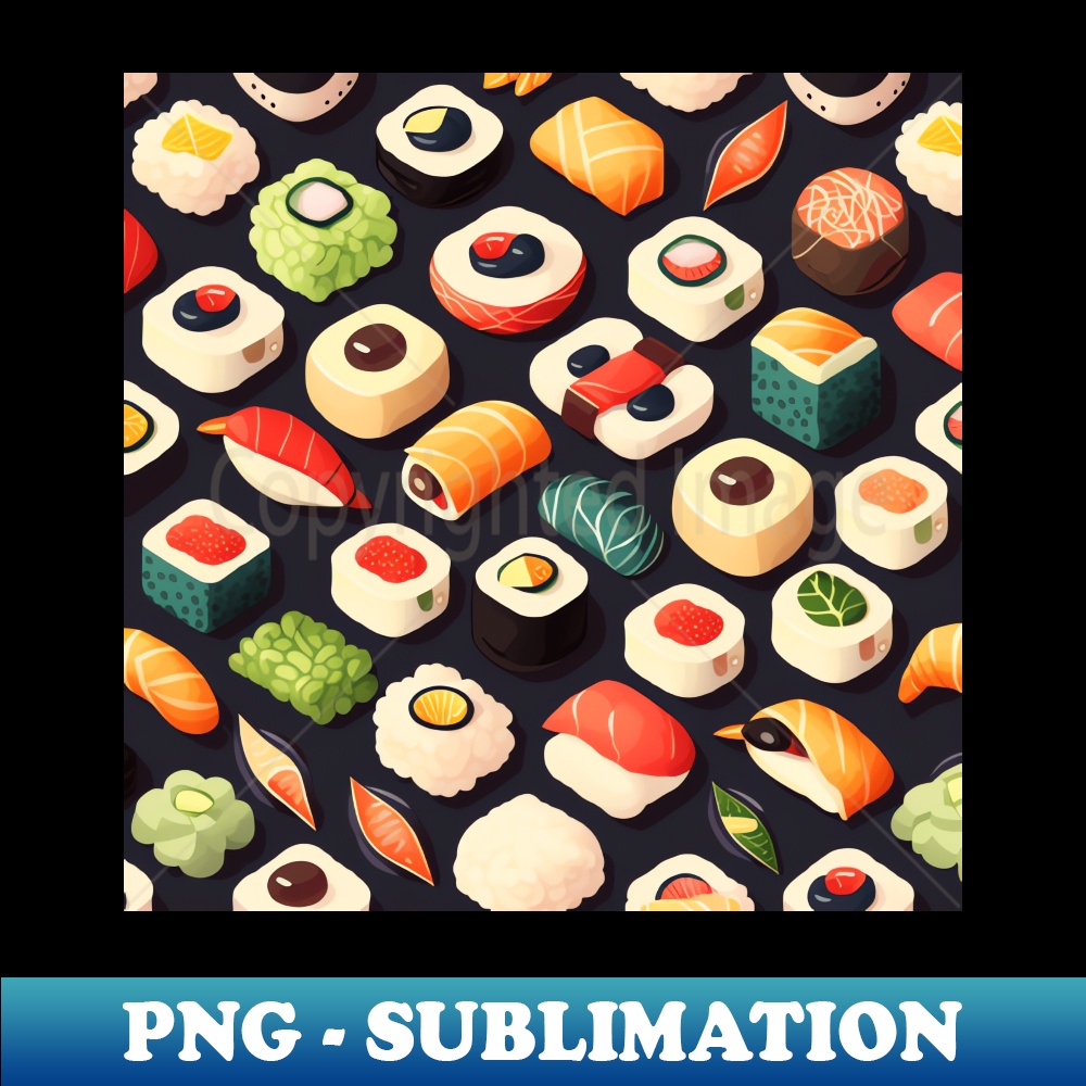 Sushi - PNG Transparent Sublimation File - Perfect for Subli | Inspire ...