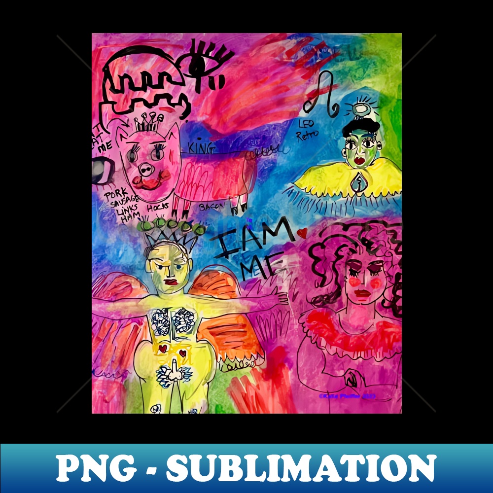 I am - Decorative Sublimation PNG File - Bold & Eye-catching | Inspire ...