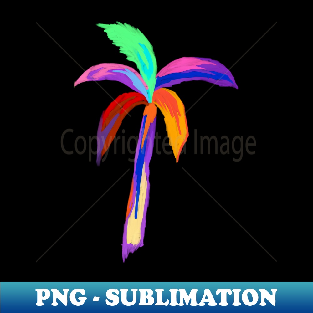 Neon Palm Tree - PNG Transparent Digital Download File for S | Inspire ...
