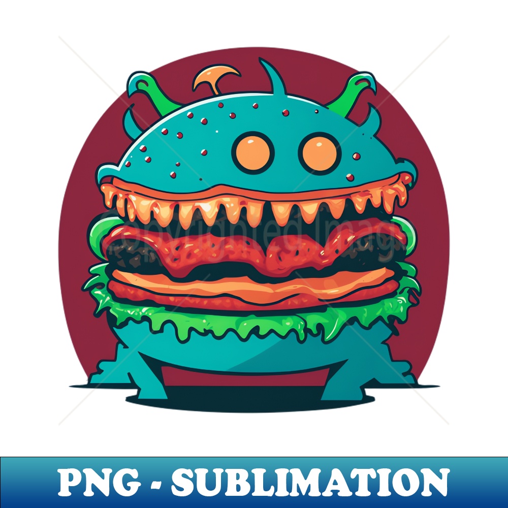 Monster Burger - Creative Sublimation PNG Download - Bring Y | Inspire ...