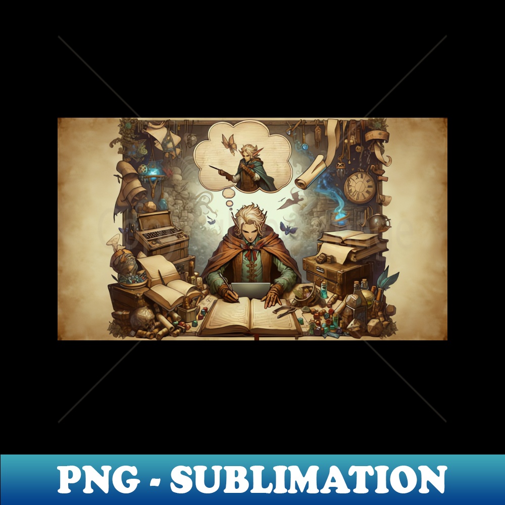 Fantasy Authors Collection - Modern Sublimation PNG File - P | Inspire ...