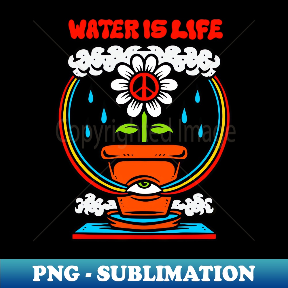 Water Is Life - Sublimation-Ready PNG File - Perfect for Per | Inspire ...