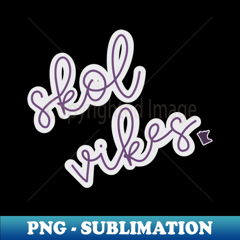 Skol Vikes - Decorative Sublimation PNG File - Unleash Your | Inspire ...
