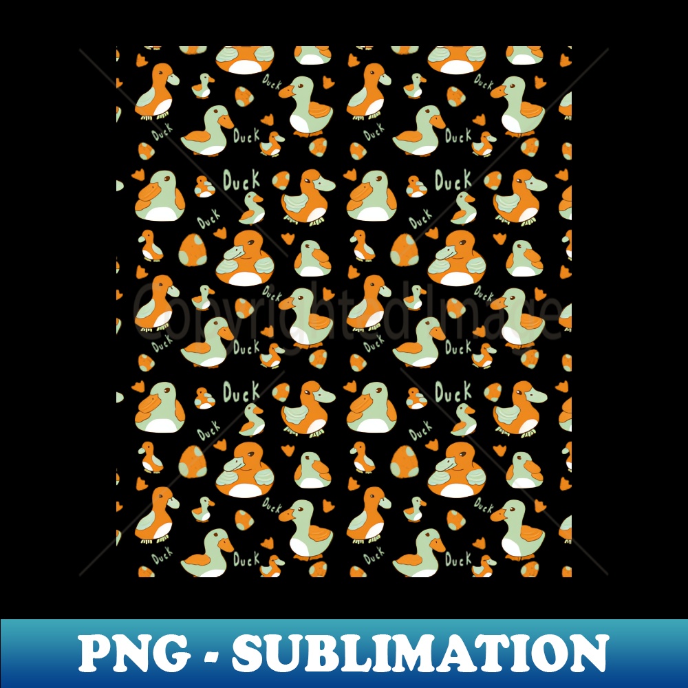 The Classic Ducks Loop Pattern - PNG Transparent Sublimation | Inspire ...