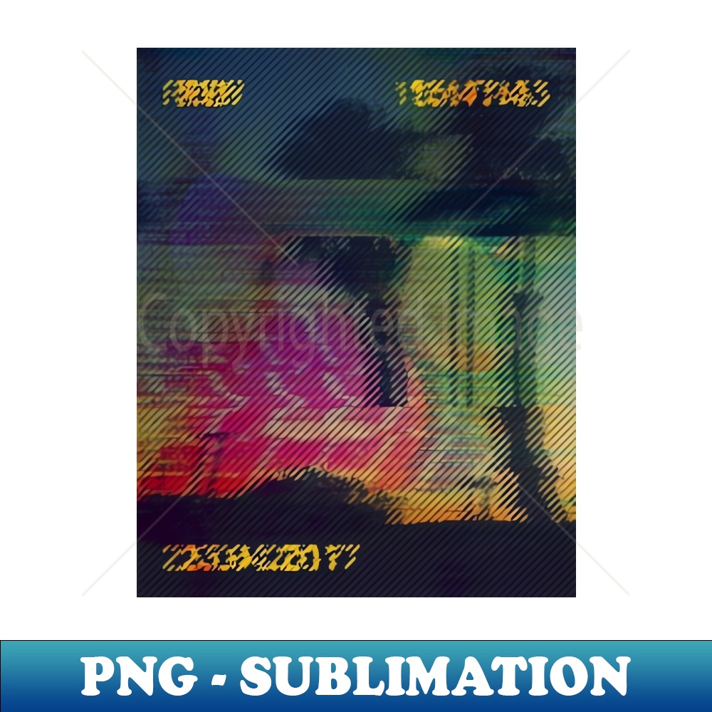 Palm Tree VHS Glitch - Signature Sublimation PNG File - Vibr - Inspire ...