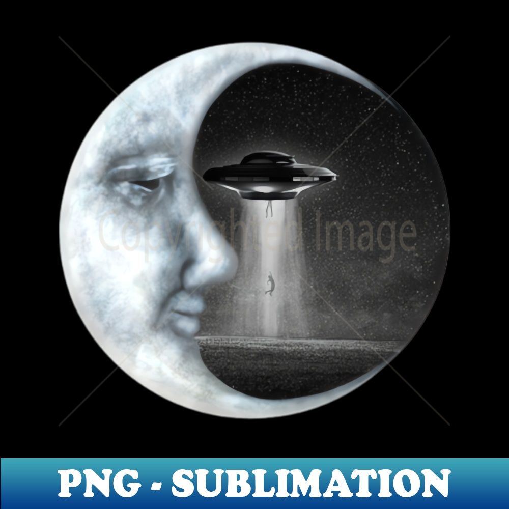 Moon Crescent - Alien Abduction Black - Exclusive Sublimatio | Inspire ...