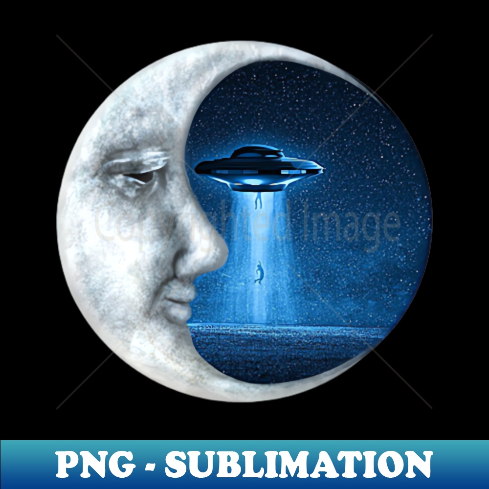 Moon Crescent - Alien Abduction Blue - Modern Sublimation PN | Inspire ...