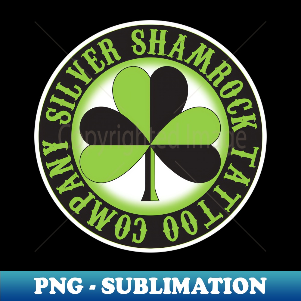 Silver Shamrock Tattoo Company Green Nautical Shamrock Logo | Inspire ...