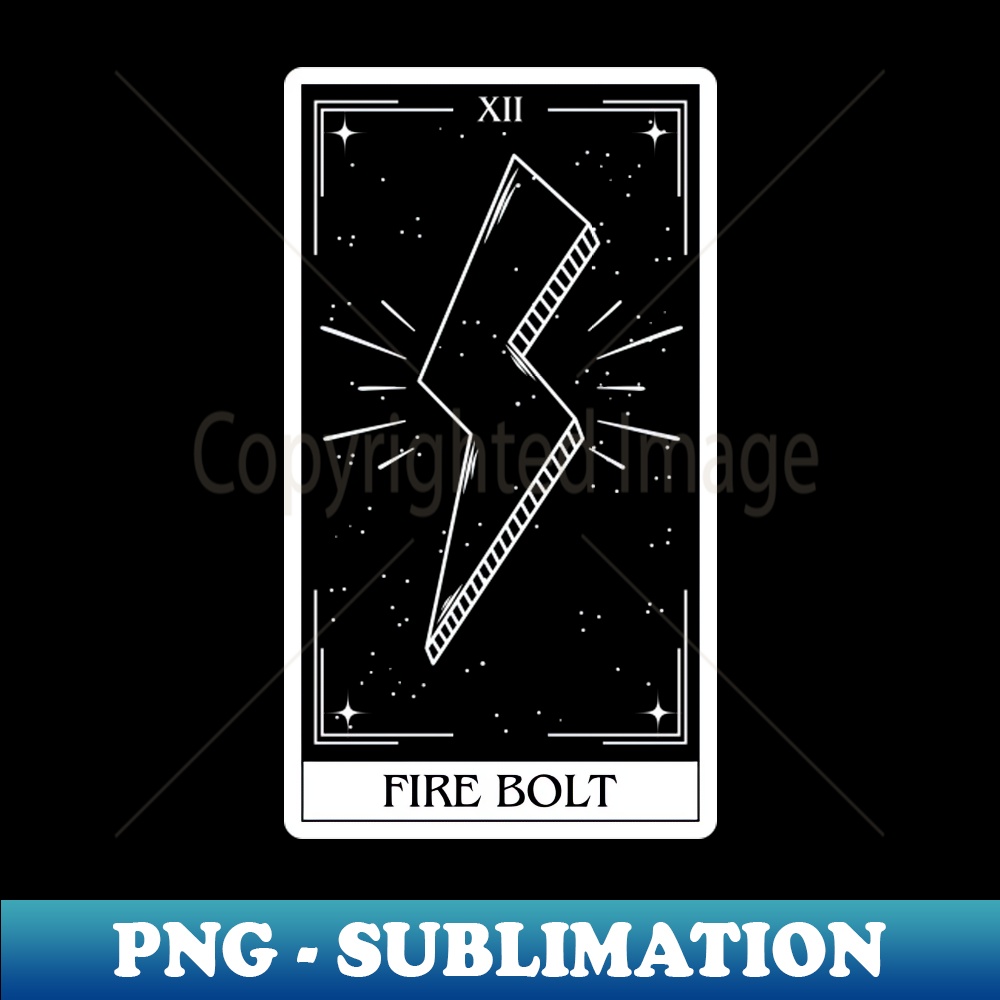 Fire Bolt Dnd 5e spells tarot card dungeons and dragons gift | Inspire ...