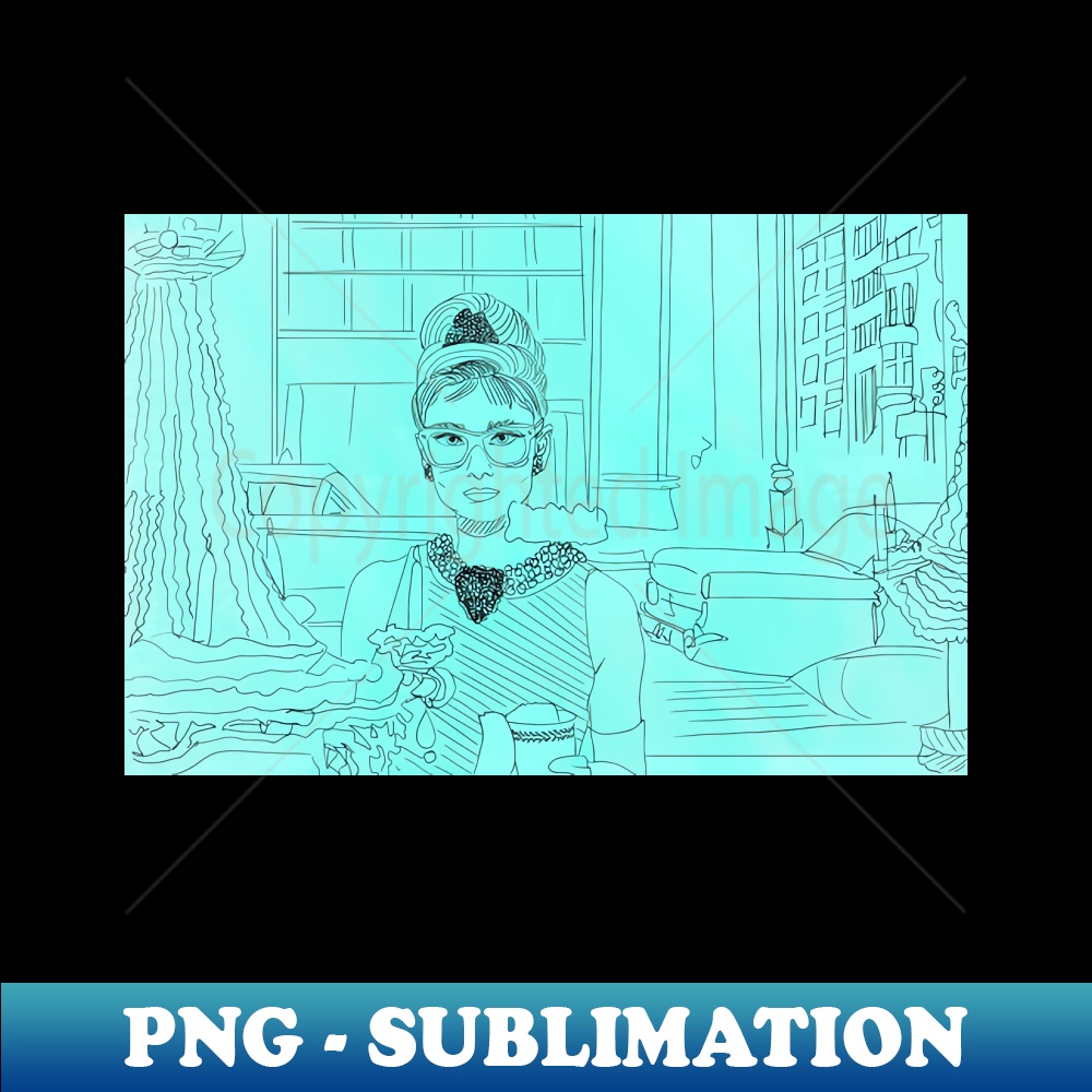 Breakfast at tiffanys - Signature Sublimation PNG File - Per | Inspire ...