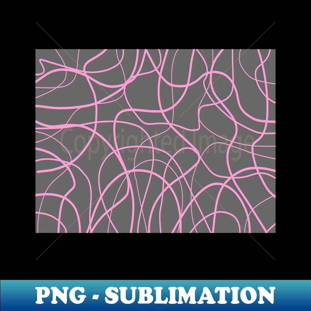 Line Art Pink on Gray - Professional Sublimation Digital Dow | Inspire ...
