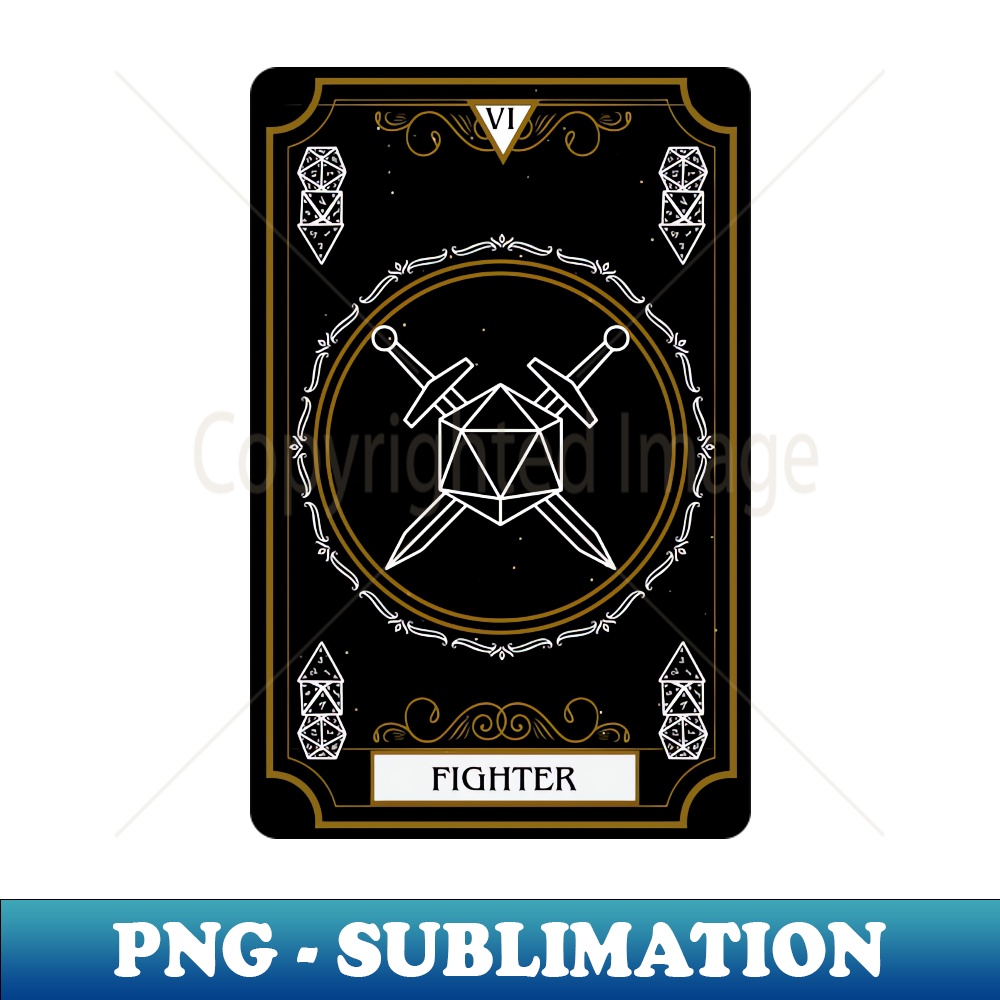 Fighter Dnd Tarot Card for Dungeons and Dragons - Instant PN | Inspire ...