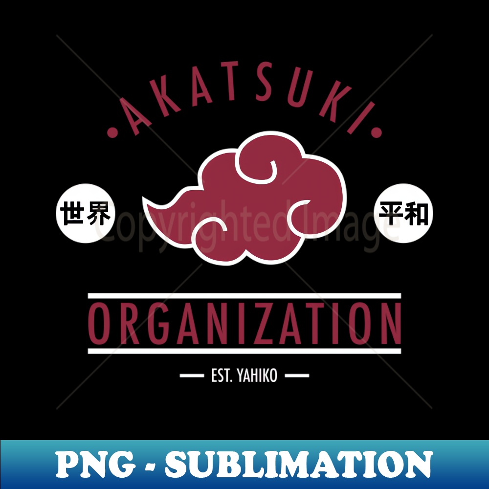 Akatsuki Organization - Special Edition Sublimation PNG File | Inspire Uplift